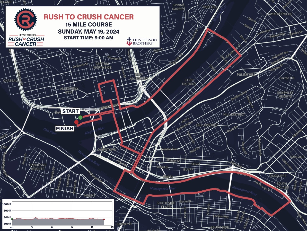 Rush to Crush Cancer 5/19/24 - Road Closures | The Midwife Center for ...